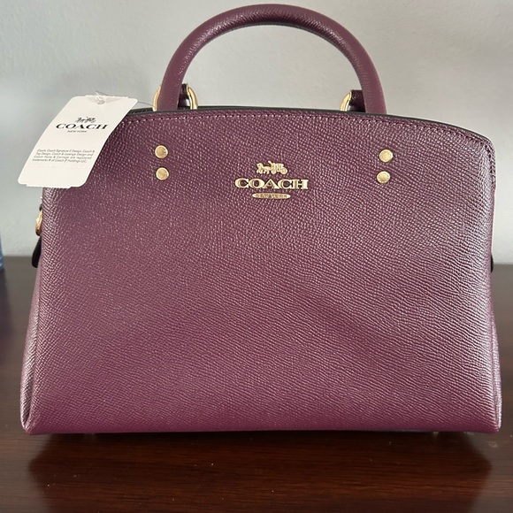Coach | Bags | Nwt Coach Mini Lillie Carryall Boysenberry Rare | Poshmark